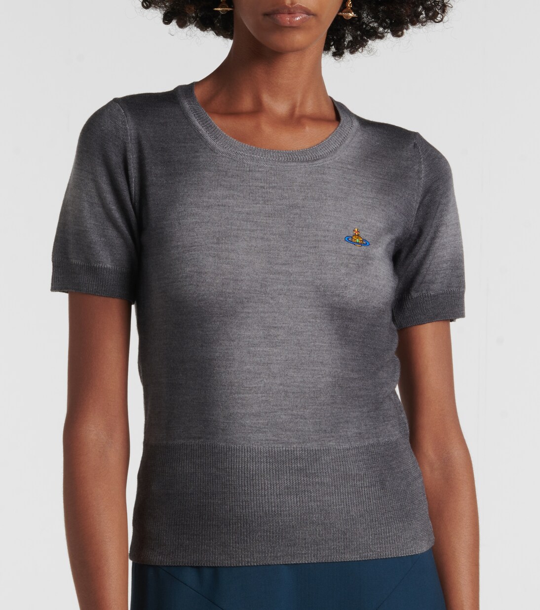 그레이 Eli Orb 버진 울 탑 - Vivienne Westwood | Mytheresa