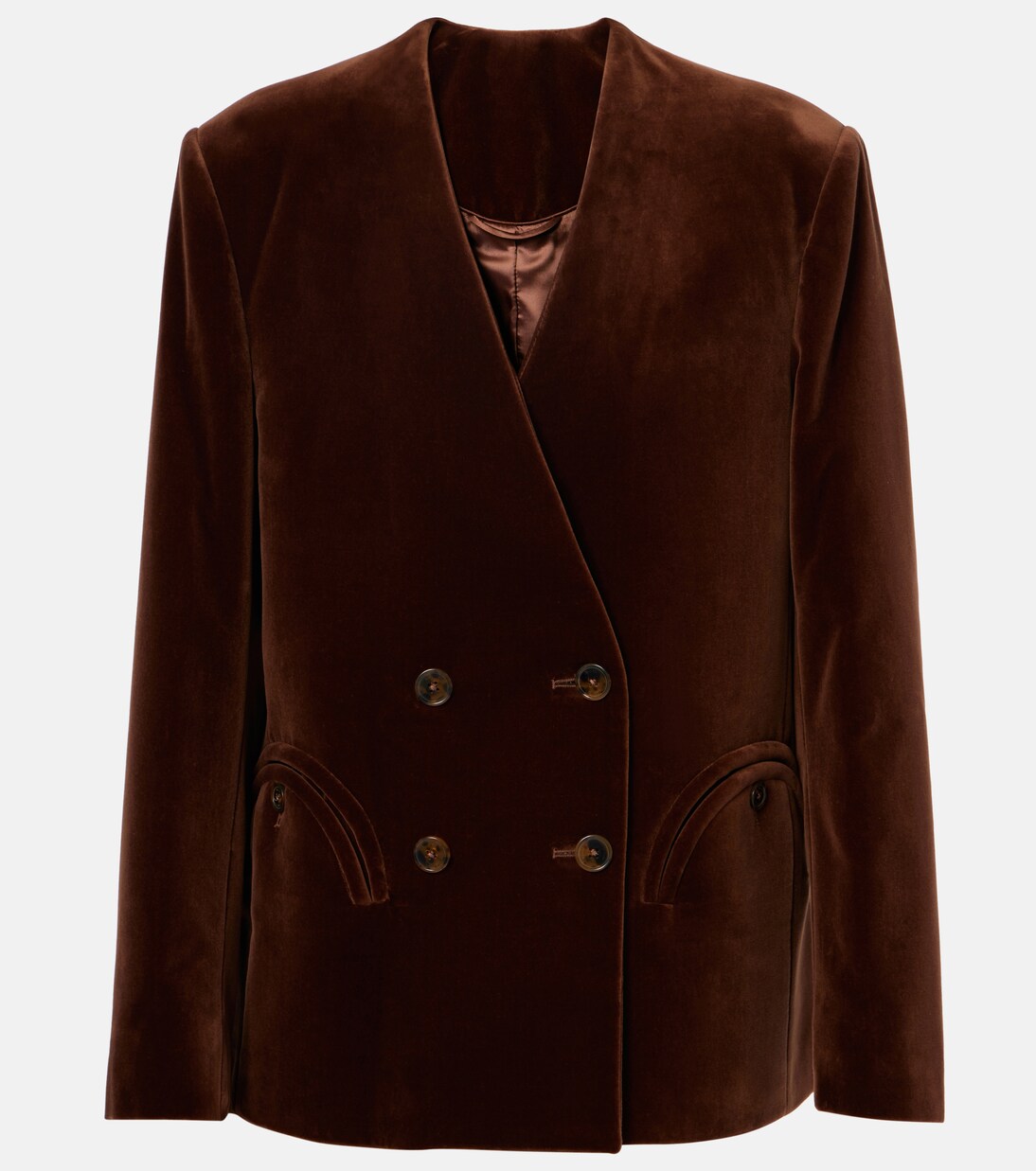 Anytime cotton velvet blazer in brown - Blaze Milano | Mytheresa