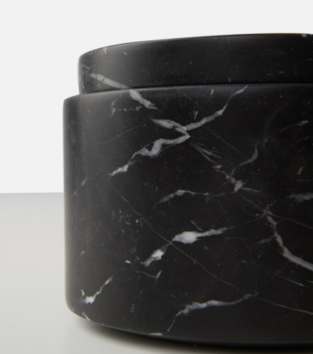 Cont Extra Large Low marble container in black - Michael Verheyden ...
