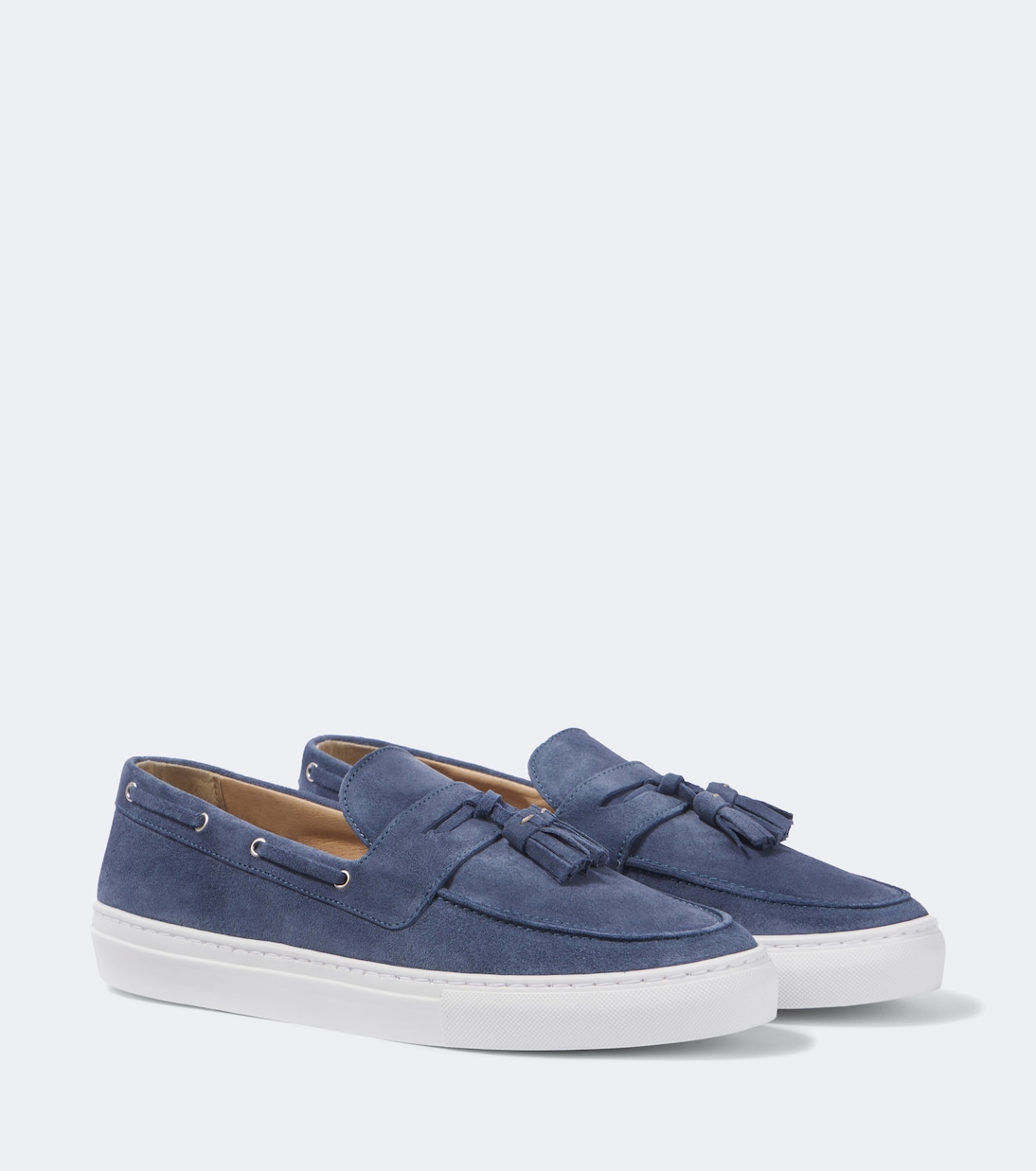 Monta suede boat shoes in blue - Frescobol Carioca | Mytheresa