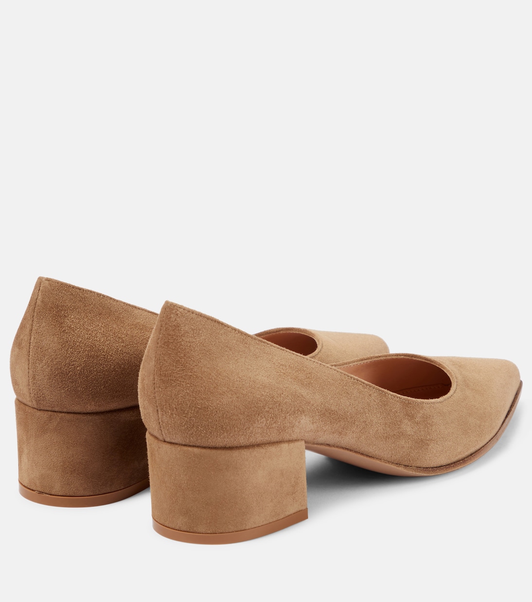 Piper suede pumps in brown - Gianvito Rossi | Mytheresa