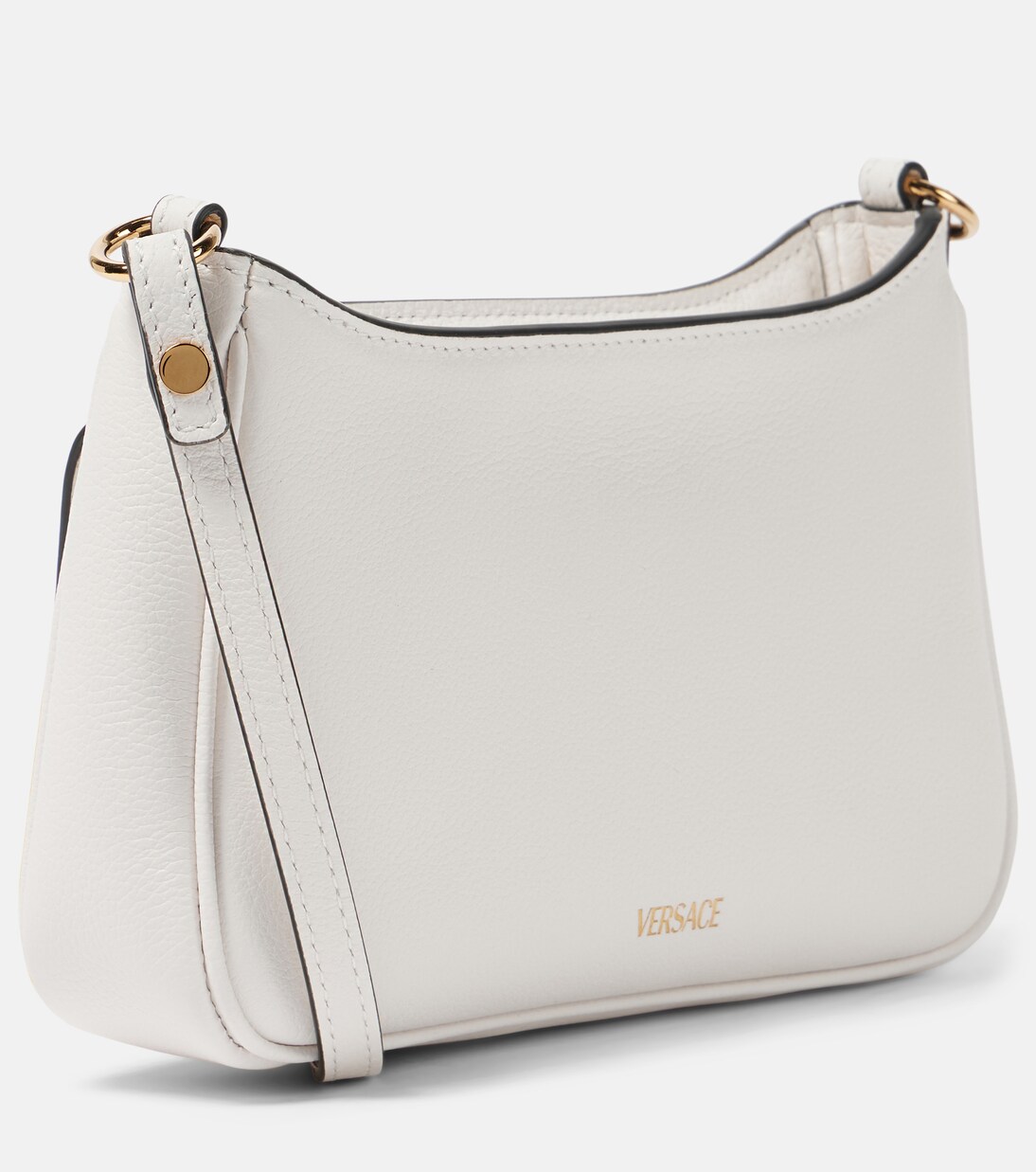 Medusa Small leather shoulder bag in white - Versace | Mytheresa