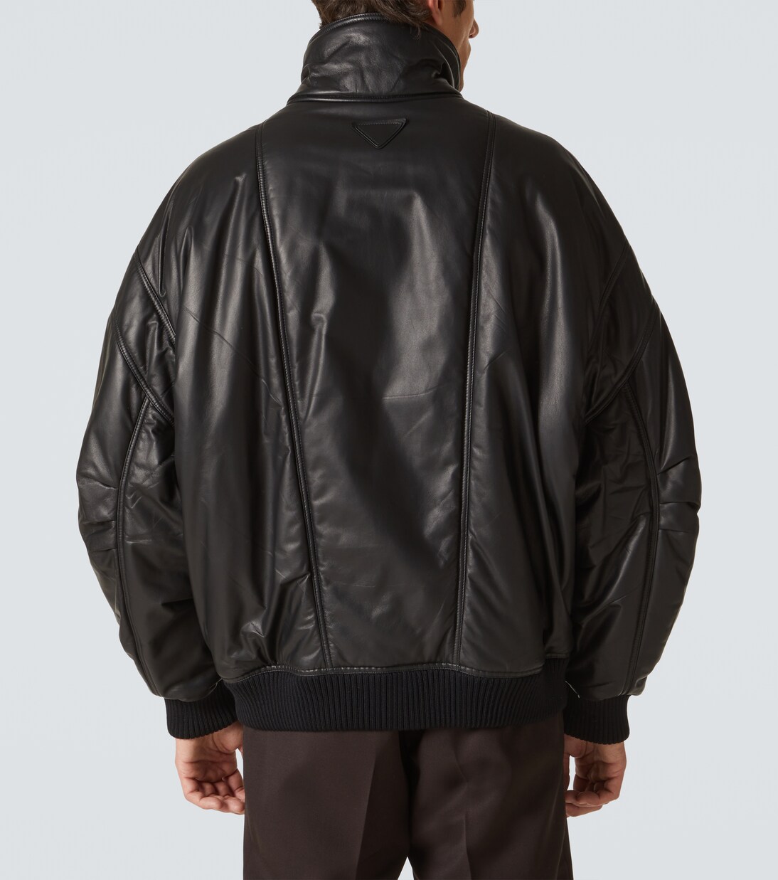 Nappa leather jacket in black - Prada | Mytheresa