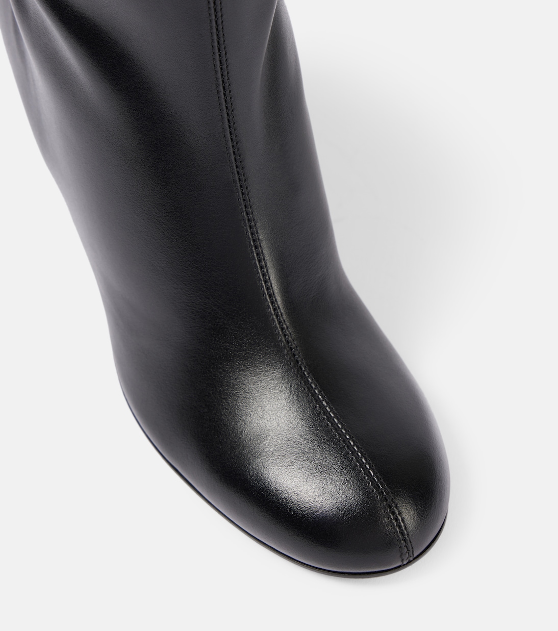 Leather knee-high boots in black - CO | Mytheresa