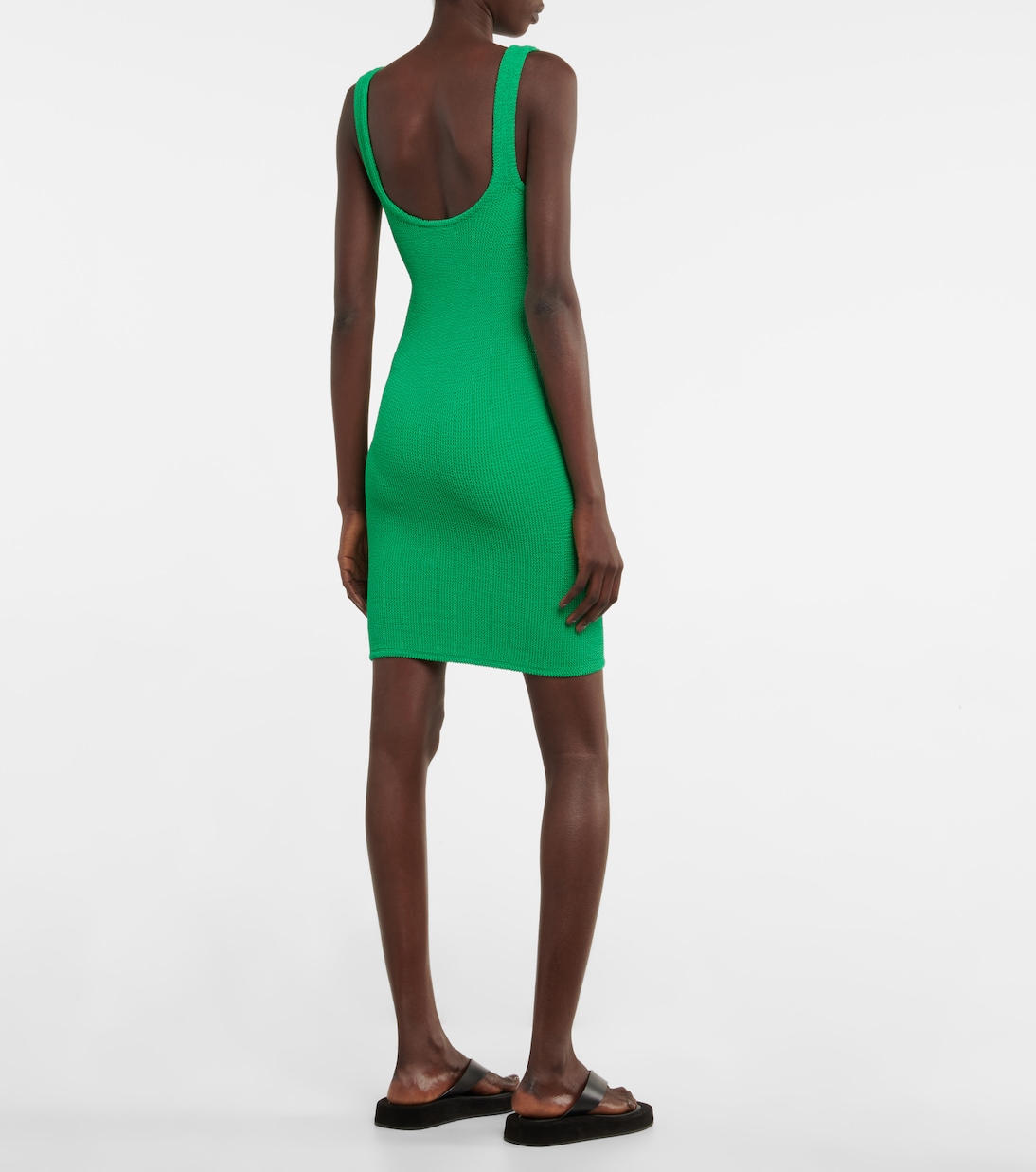 Tank bodycon minidress in green - Hunza G | Mytheresa