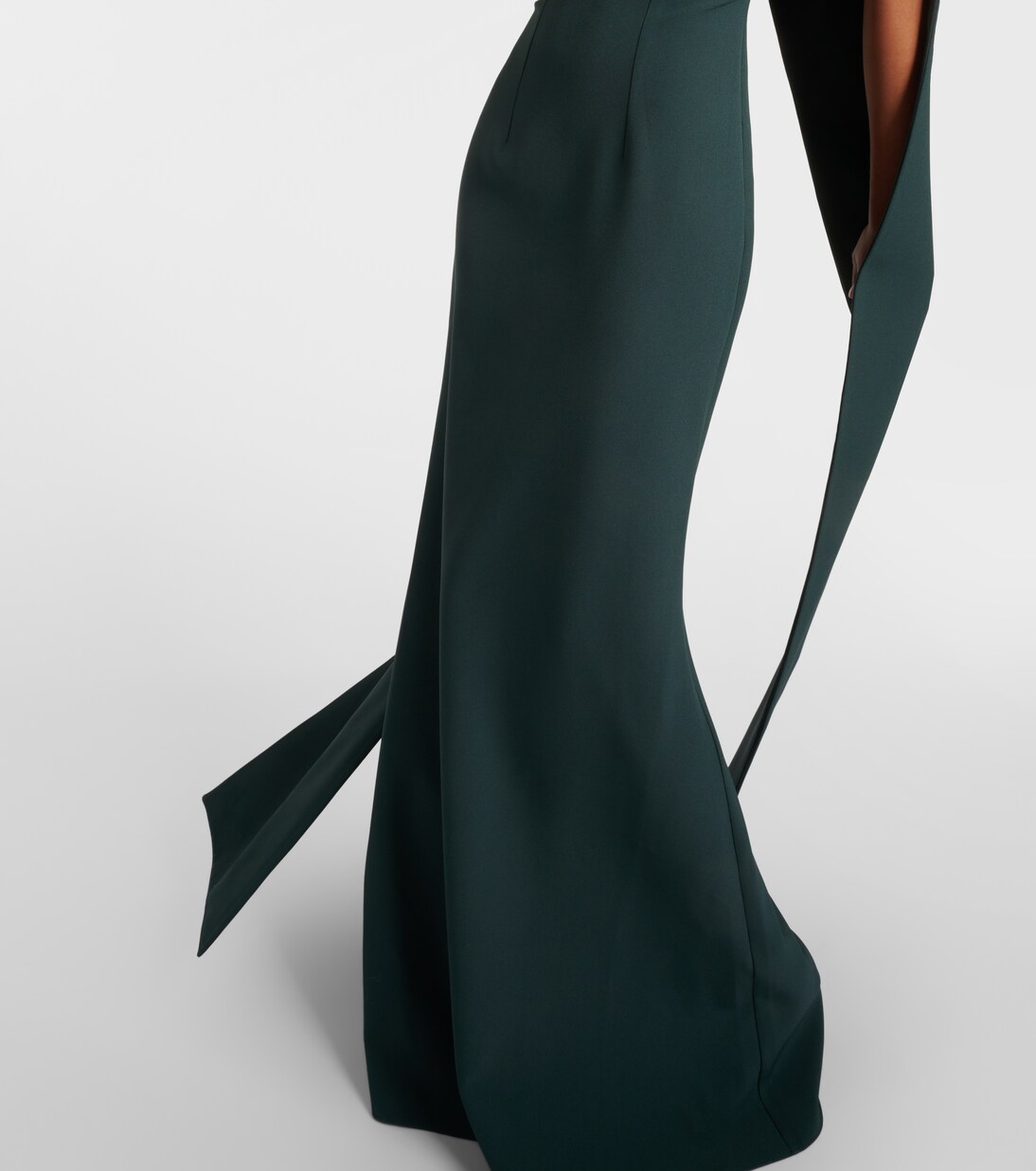 Caped gown in green - Safiyaa | Mytheresa