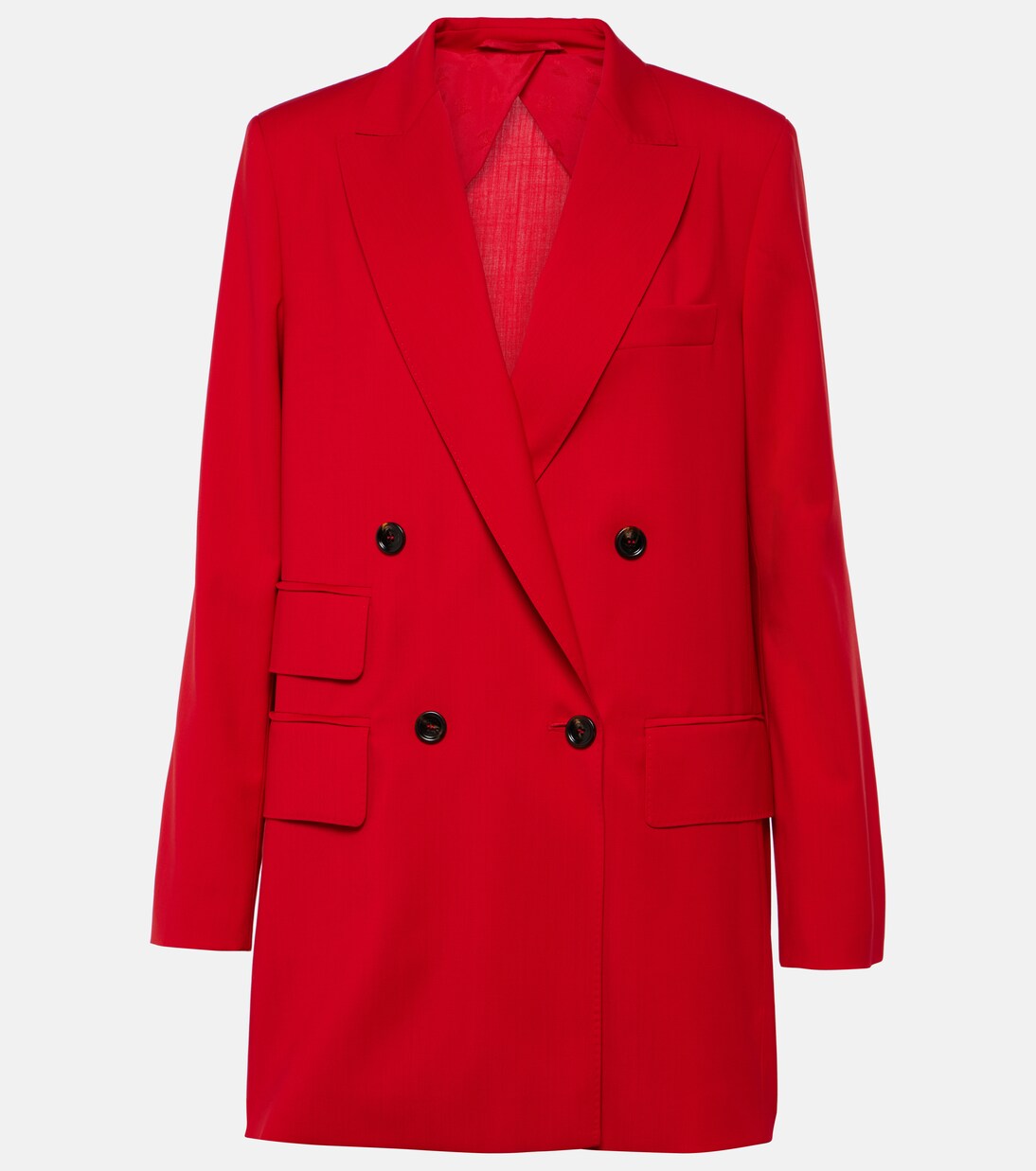 Nebbie virgin wool blazer in red - Max Mara | Mytheresa