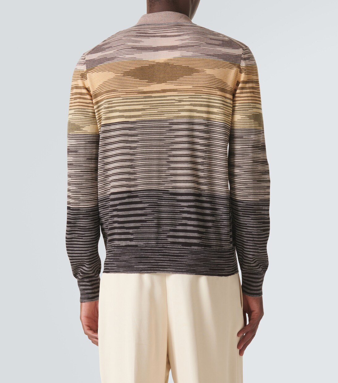 Striped wool polo sweater in multicoloured - Missoni | Mytheresa