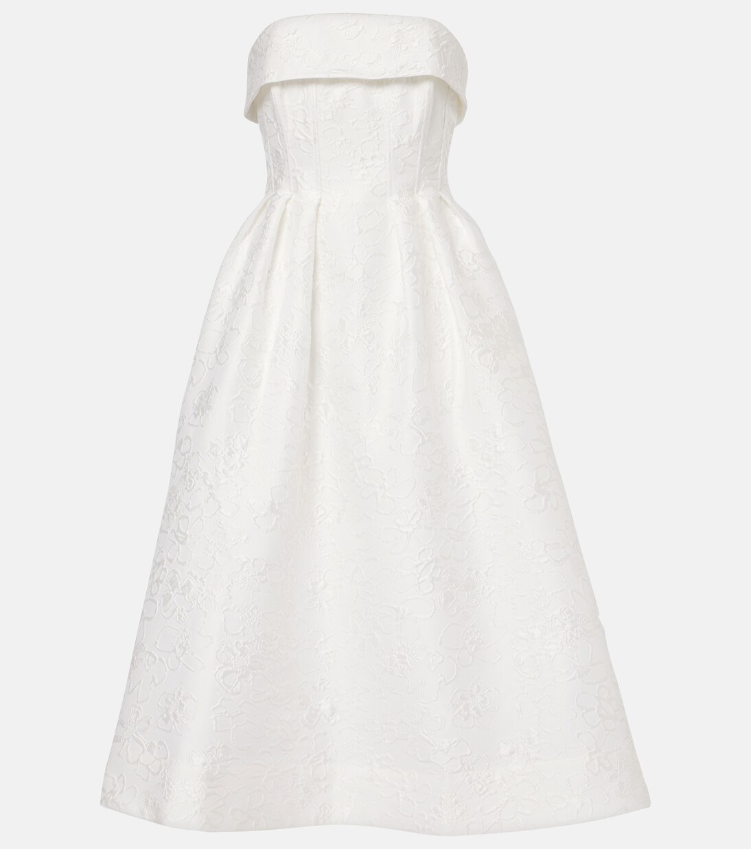 Bridal Esther brocade bustier dress in white - Rebecca Vallance | Mytheresa