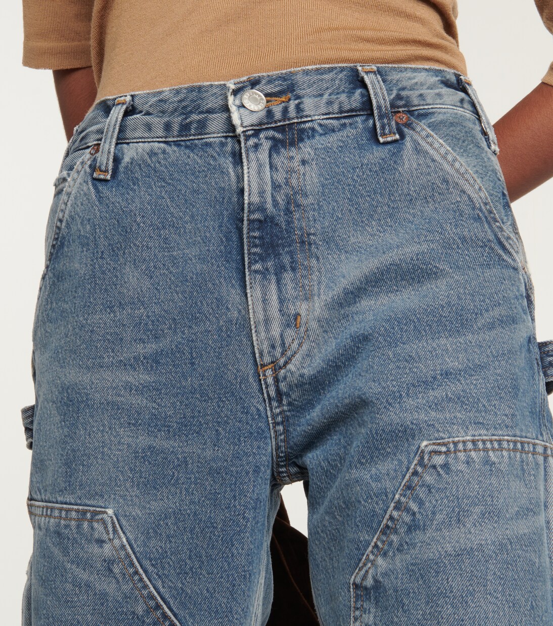 Rami mid-rise straight jeans in blue - Agolde | Mytheresa