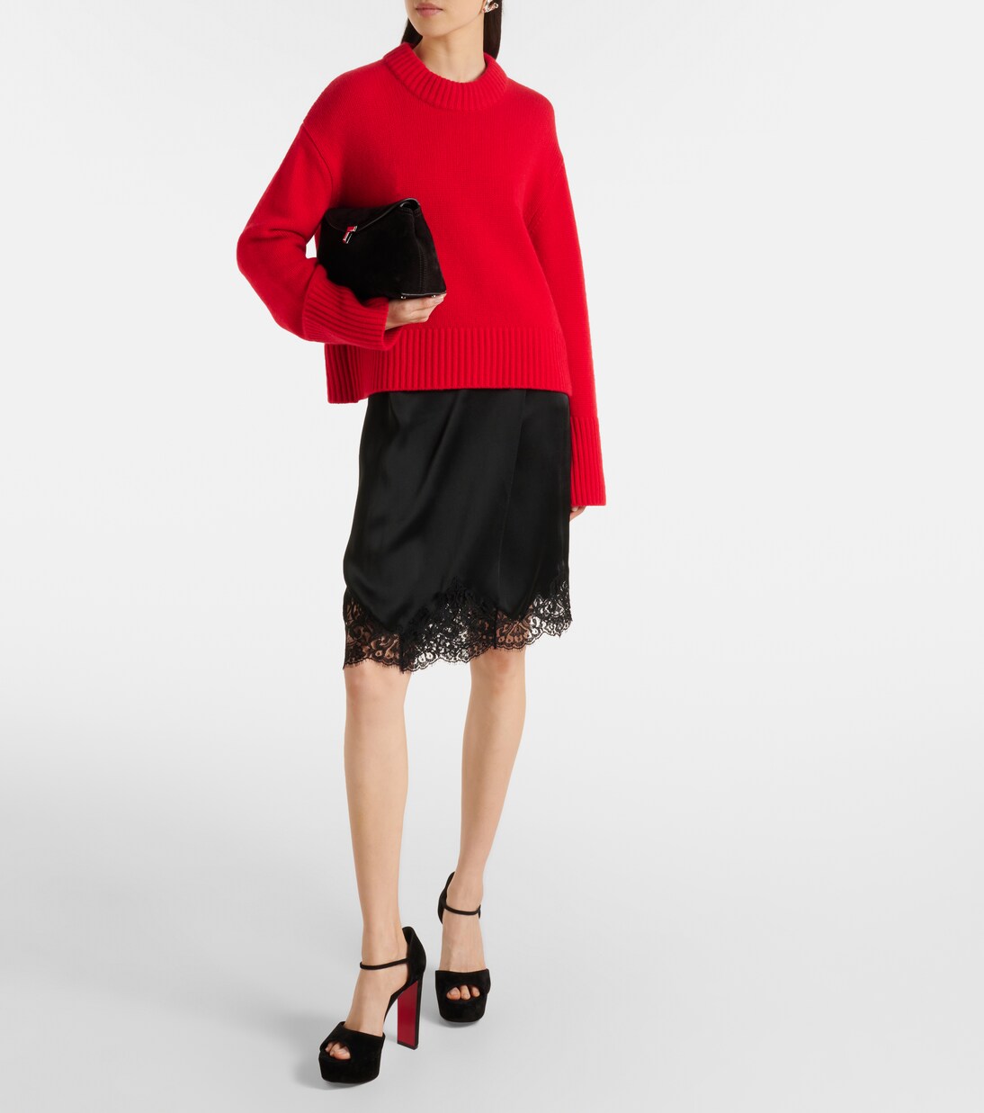 Sandaloo 130 suede sandals in black - Christian Louboutin | Mytheresa