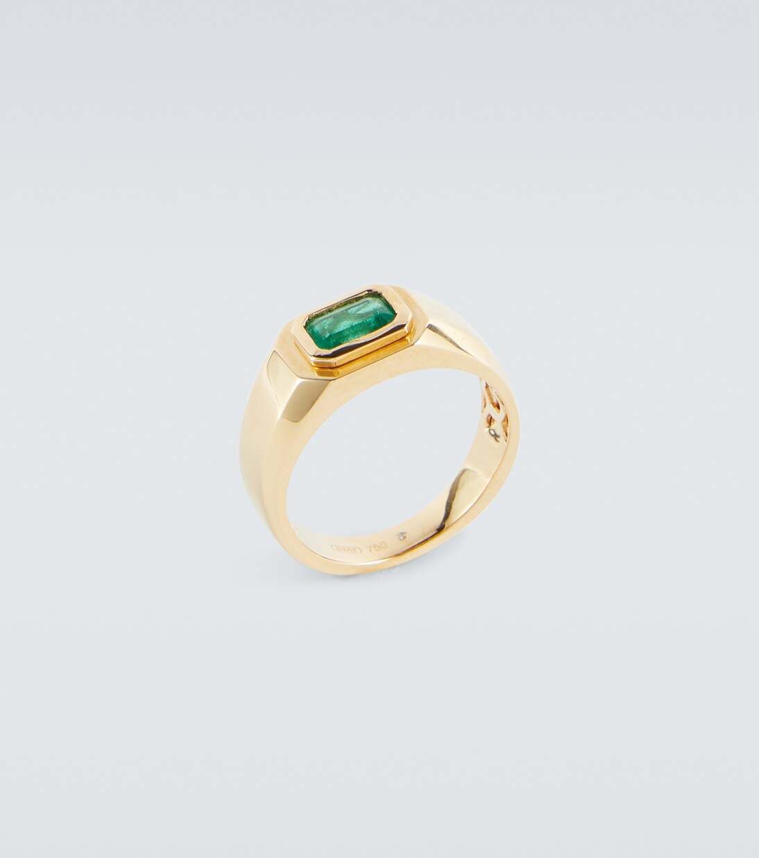 Champion 18kt gold ring with emerald in gold - Shay Jewelry | Mytheresa