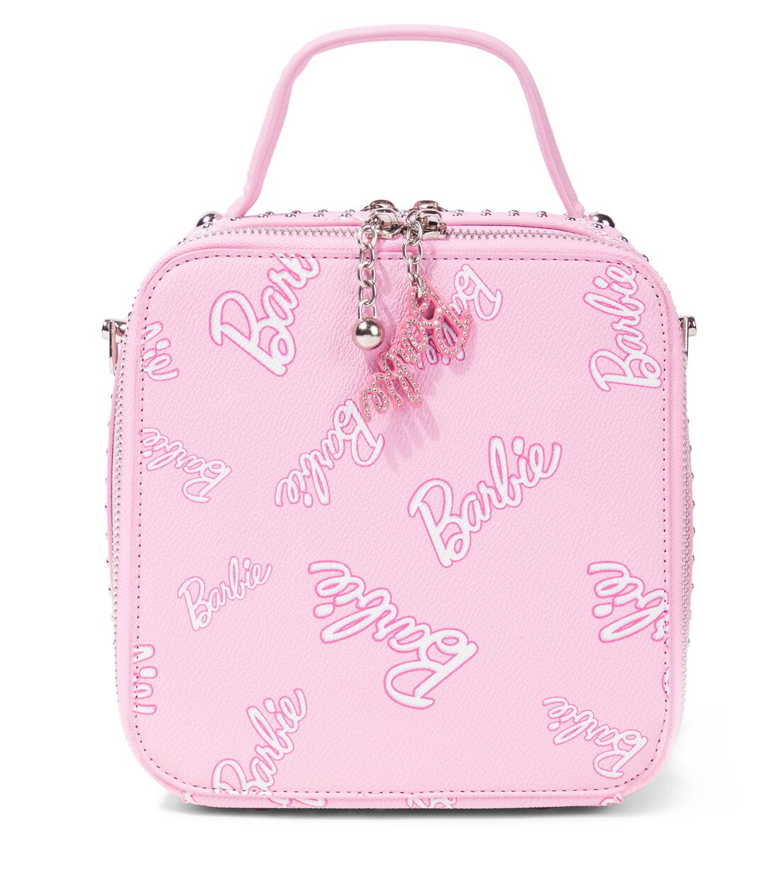 x Barbie® faux leather backpack in pink - Monnalisa | Mytheresa