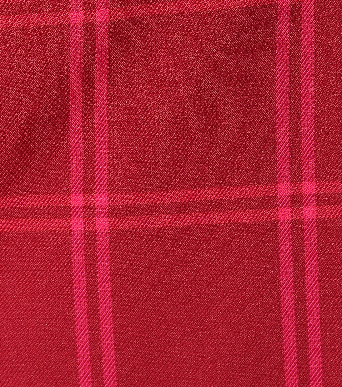 High-rise checked shorts in red - Simkhai | Mytheresa