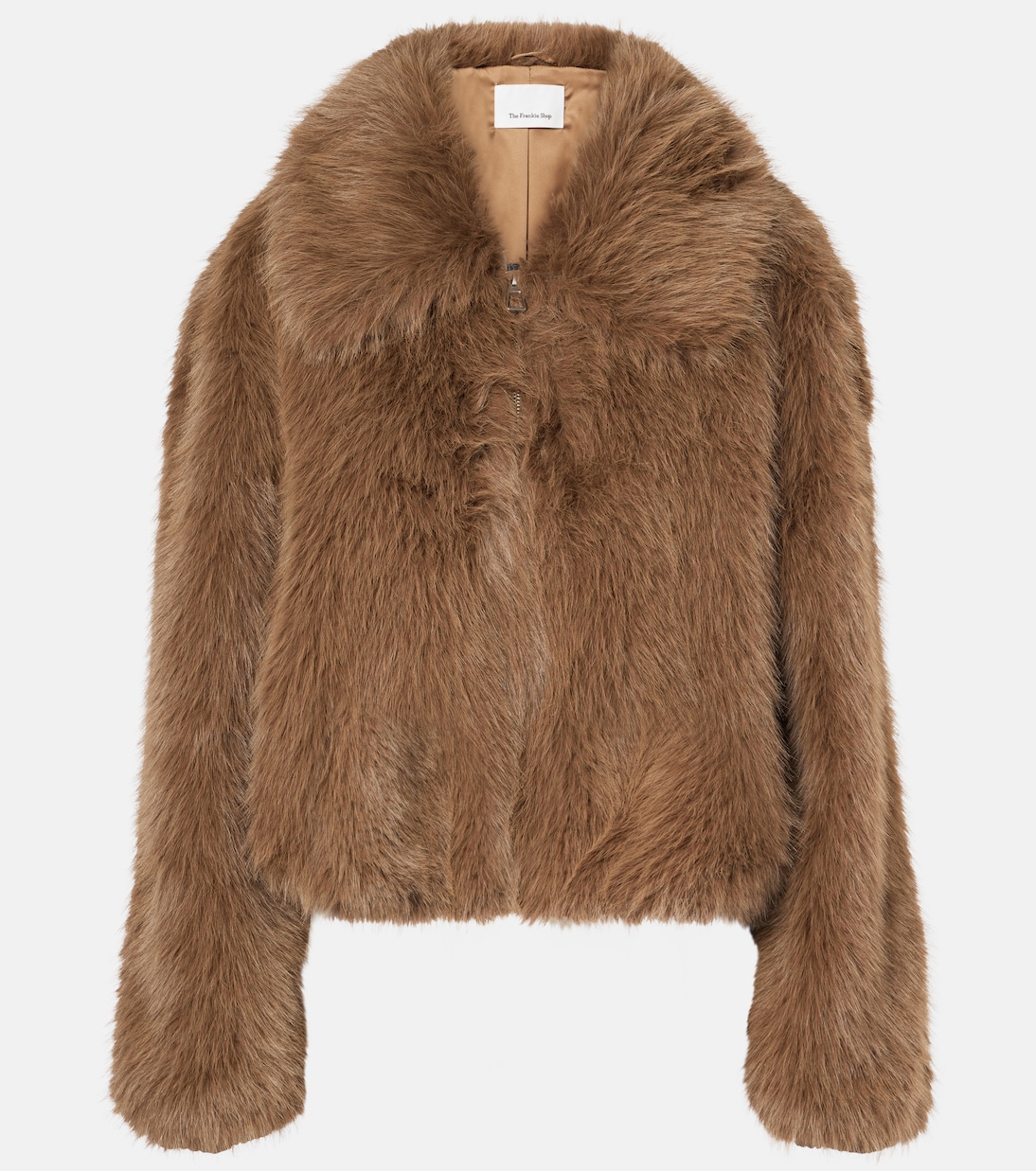 Hope faux fur jacket in brown - The Frankie Shop | Mytheresa