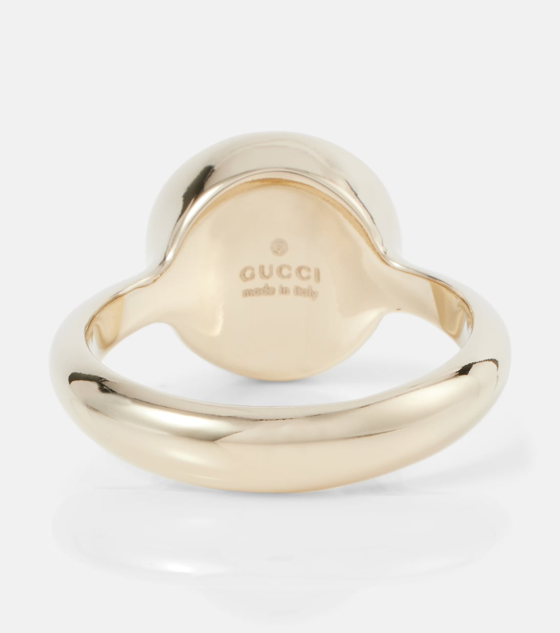 Gucci Blondie crystal-embellished ring in gold - Gucci | Mytheresa