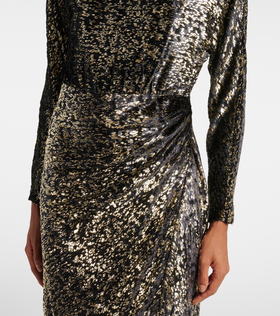 Robe longue Angelique en noir – Simkhai | Mytheresa