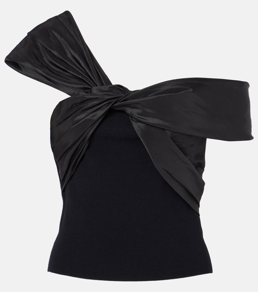 Celiana taffeta top in black - Simkhai | Mytheresa