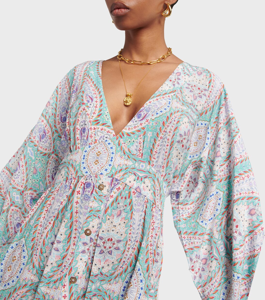 멀티컬러 Seline 페이즐리 맥시 드레스 - Melissa Odabash | Mytheresa