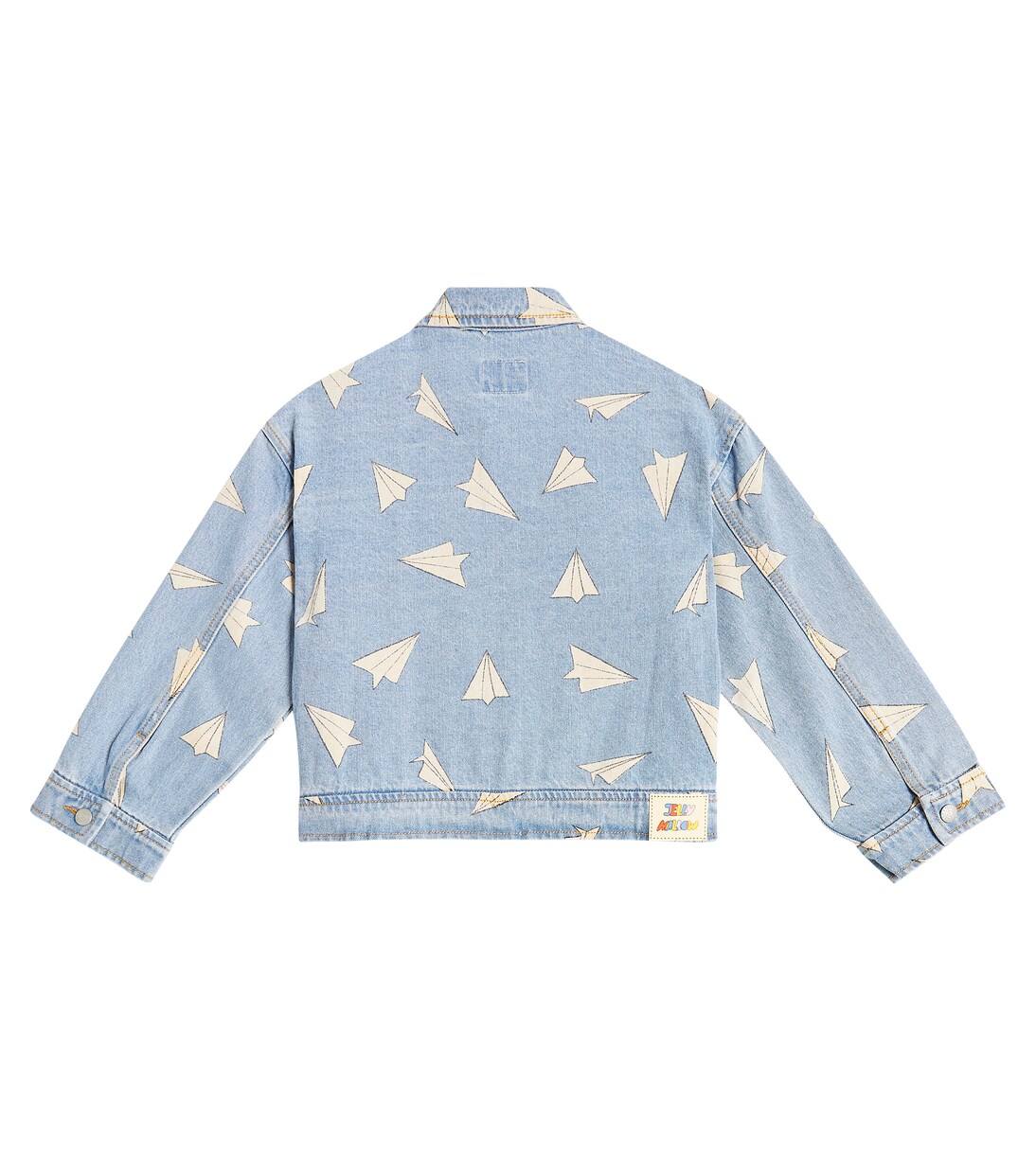 Paper Airplane denim jacket in blue - Jellymallow | Mytheresa