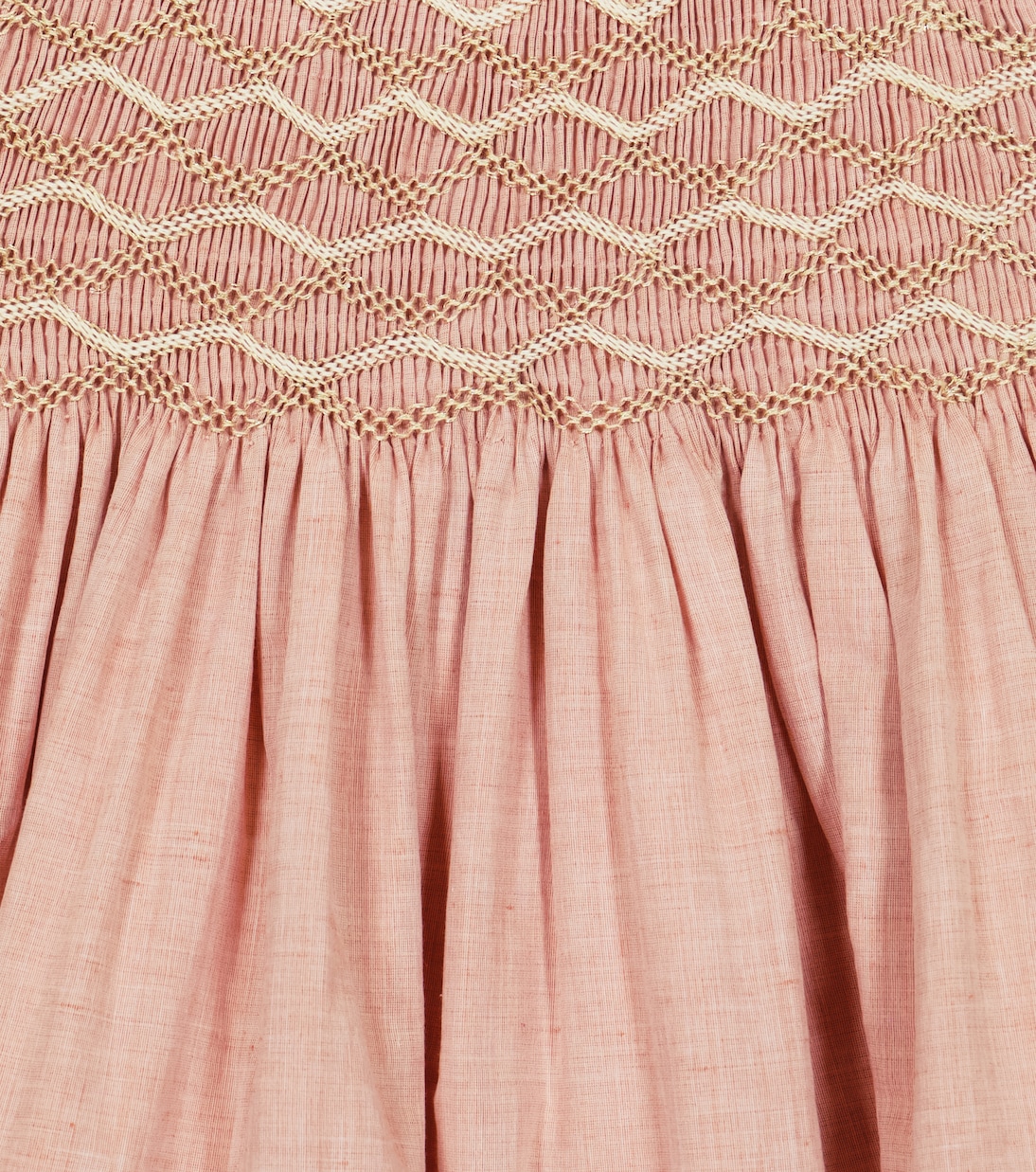 Robe Anaya en lin, coton et soie en rose – Bonpoint | Mytheresa