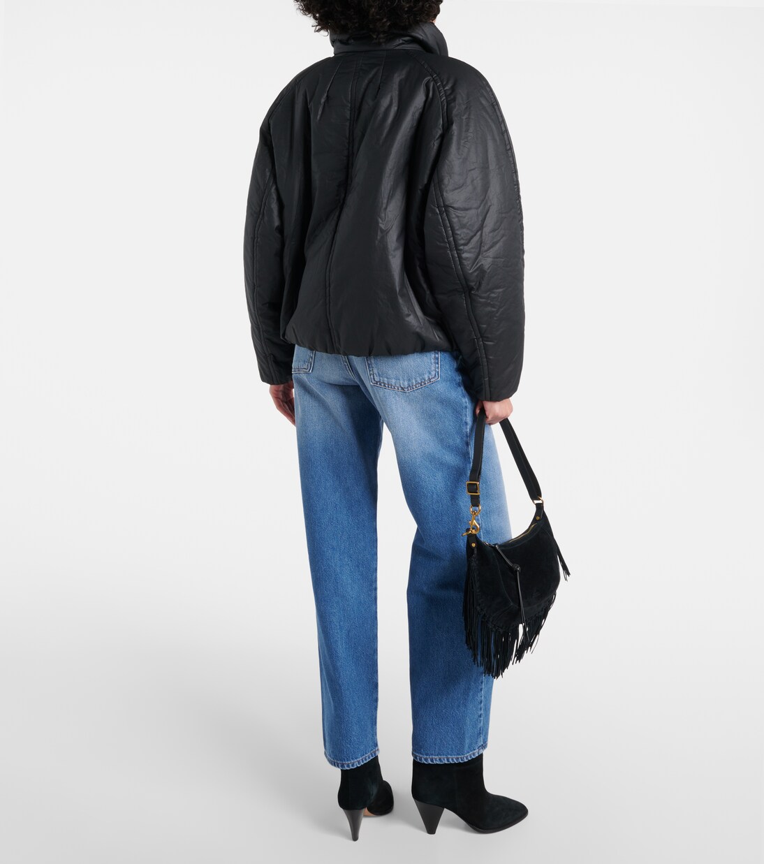 Dylany padded cotton-blend jacket in black - Isabel Marant | Mytheresa