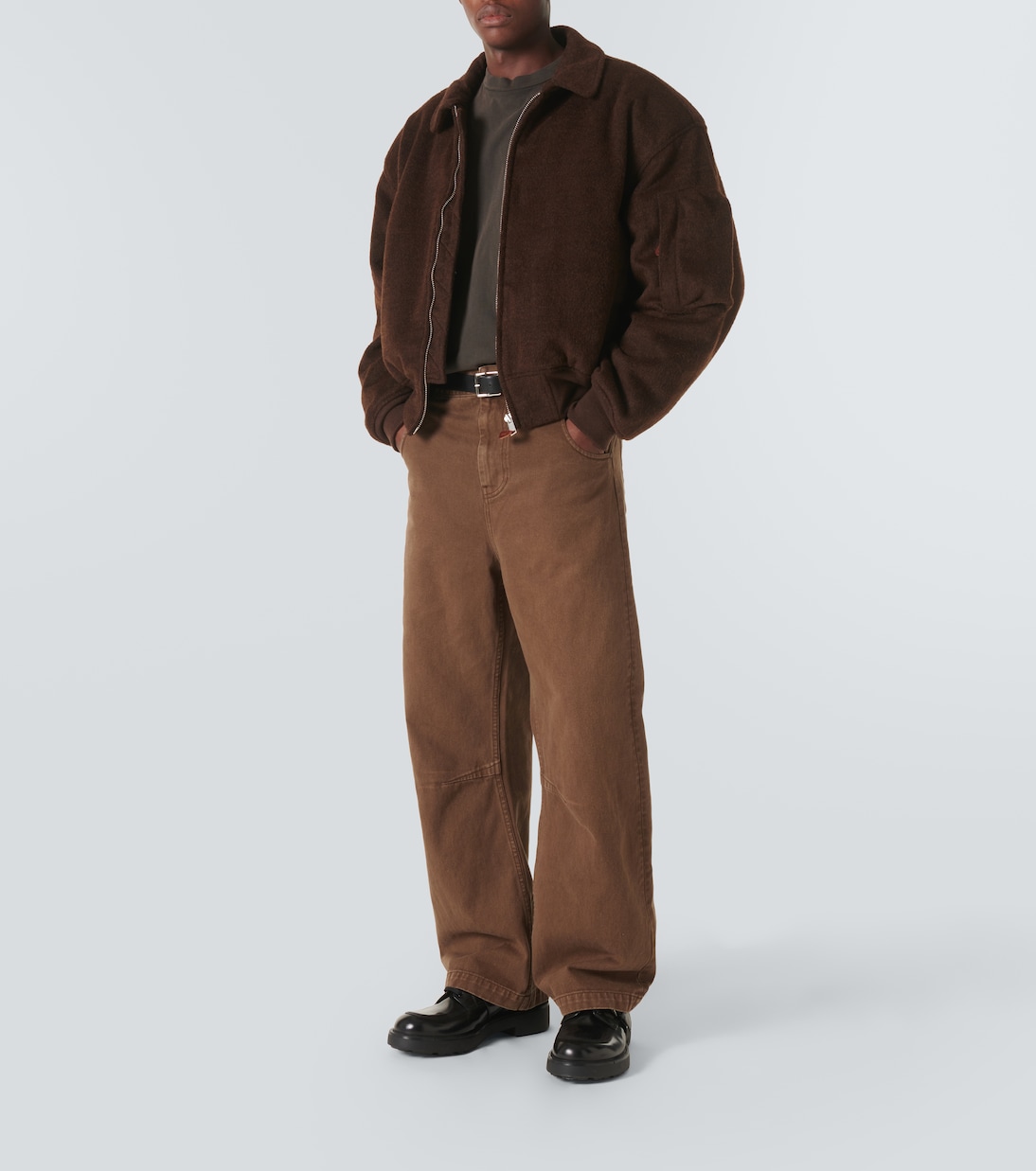 Duke bomber jacket in brown - Entire Studios | Mytheresa