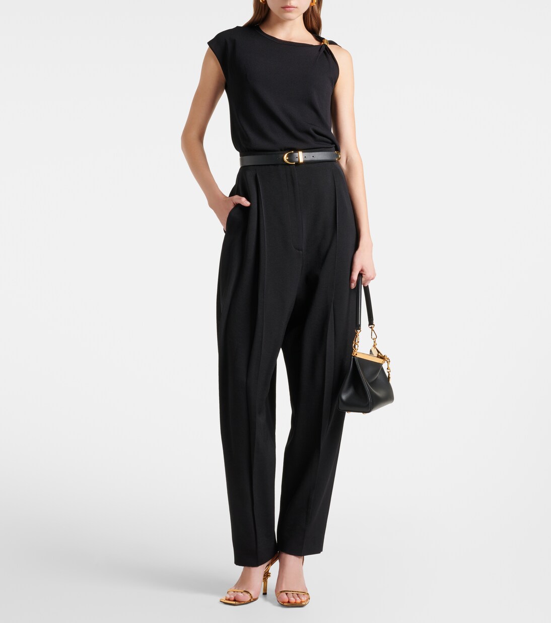 블랙 Rinaldi 저지 탑 - Altuzarra | Mytheresa