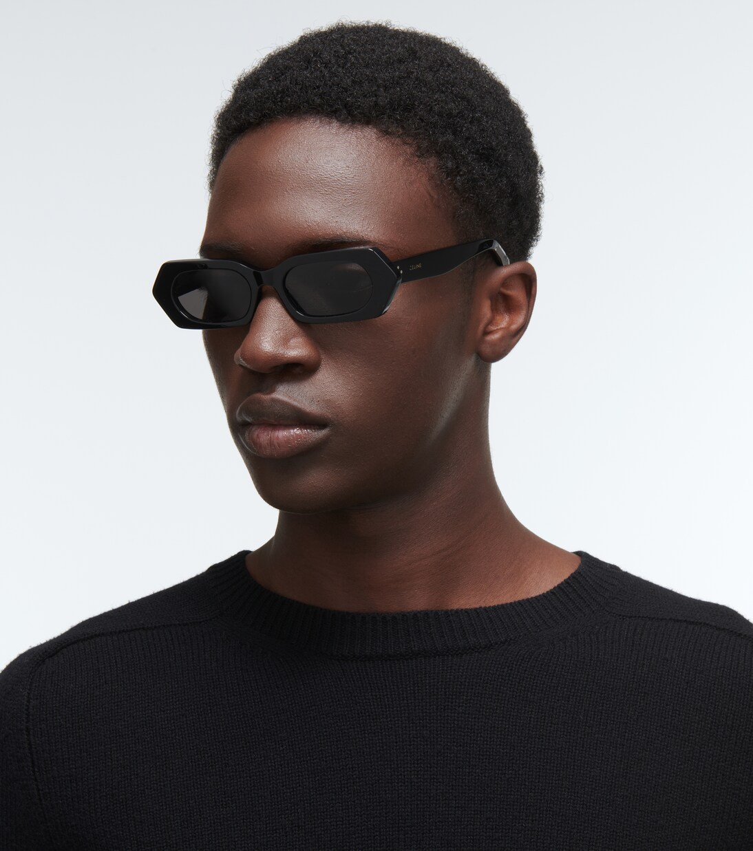 Rectangular sunglasses in black - Celine Eyewear | Mytheresa