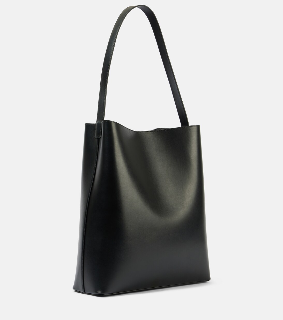 Sac Large leather tote bag in black - Aesther Ekme | Mytheresa