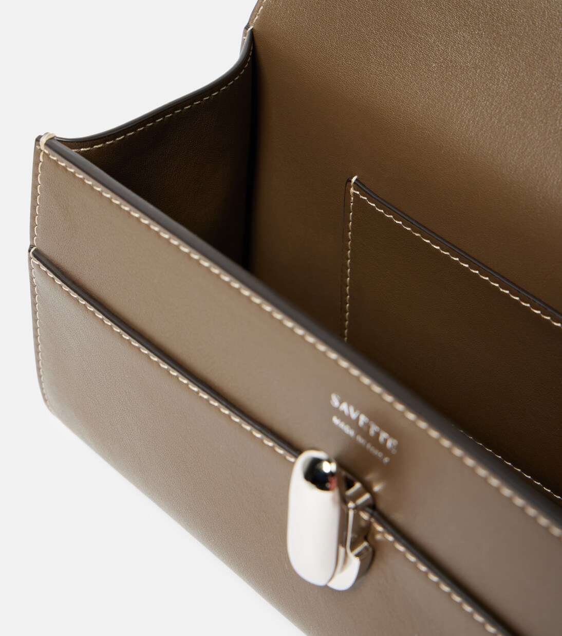 Symmetry Pochette leather tote bag in brown - Savette | Mytheresa