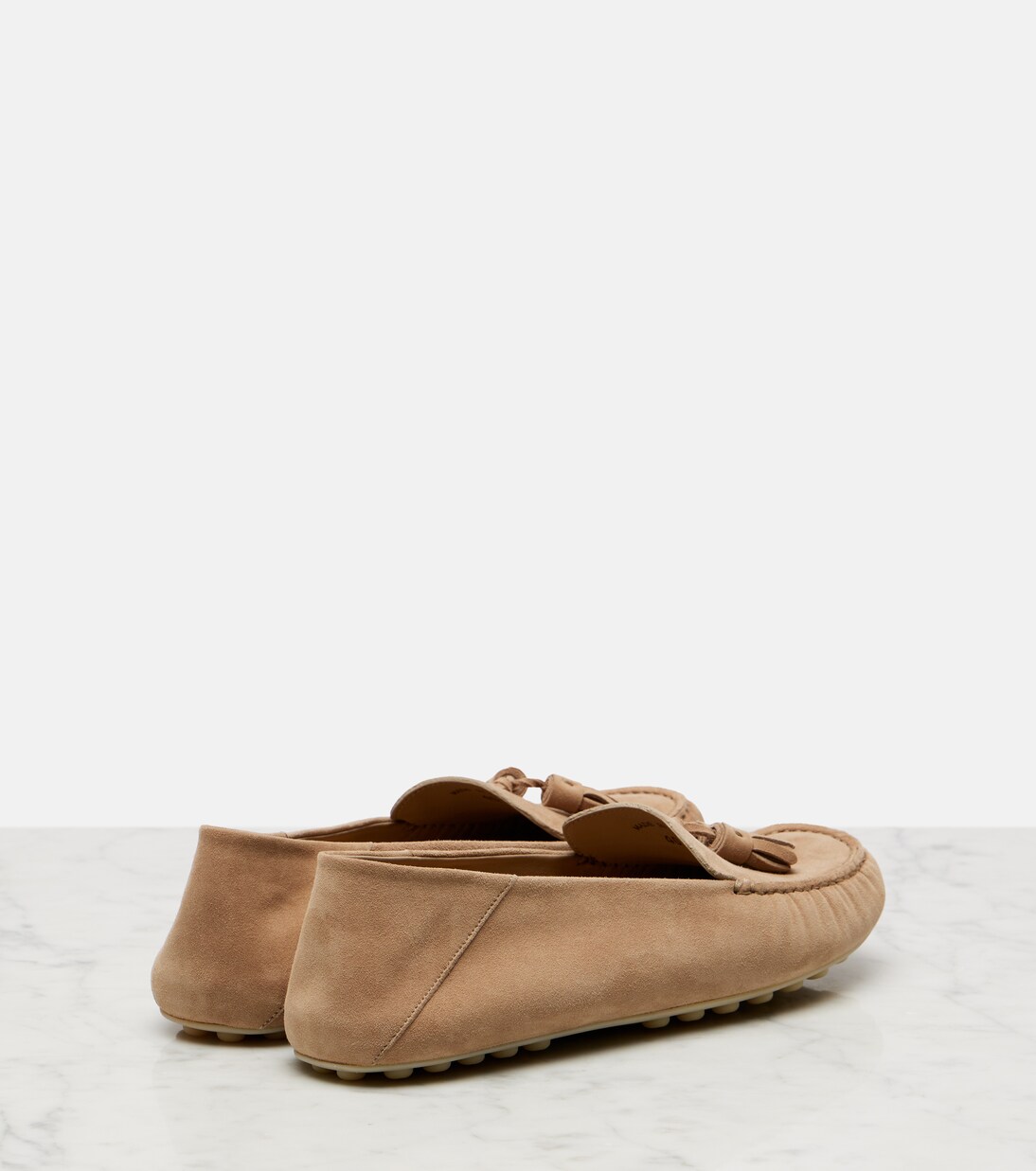Dot Sole suede moccasins in beige - Loro Piana | Mytheresa