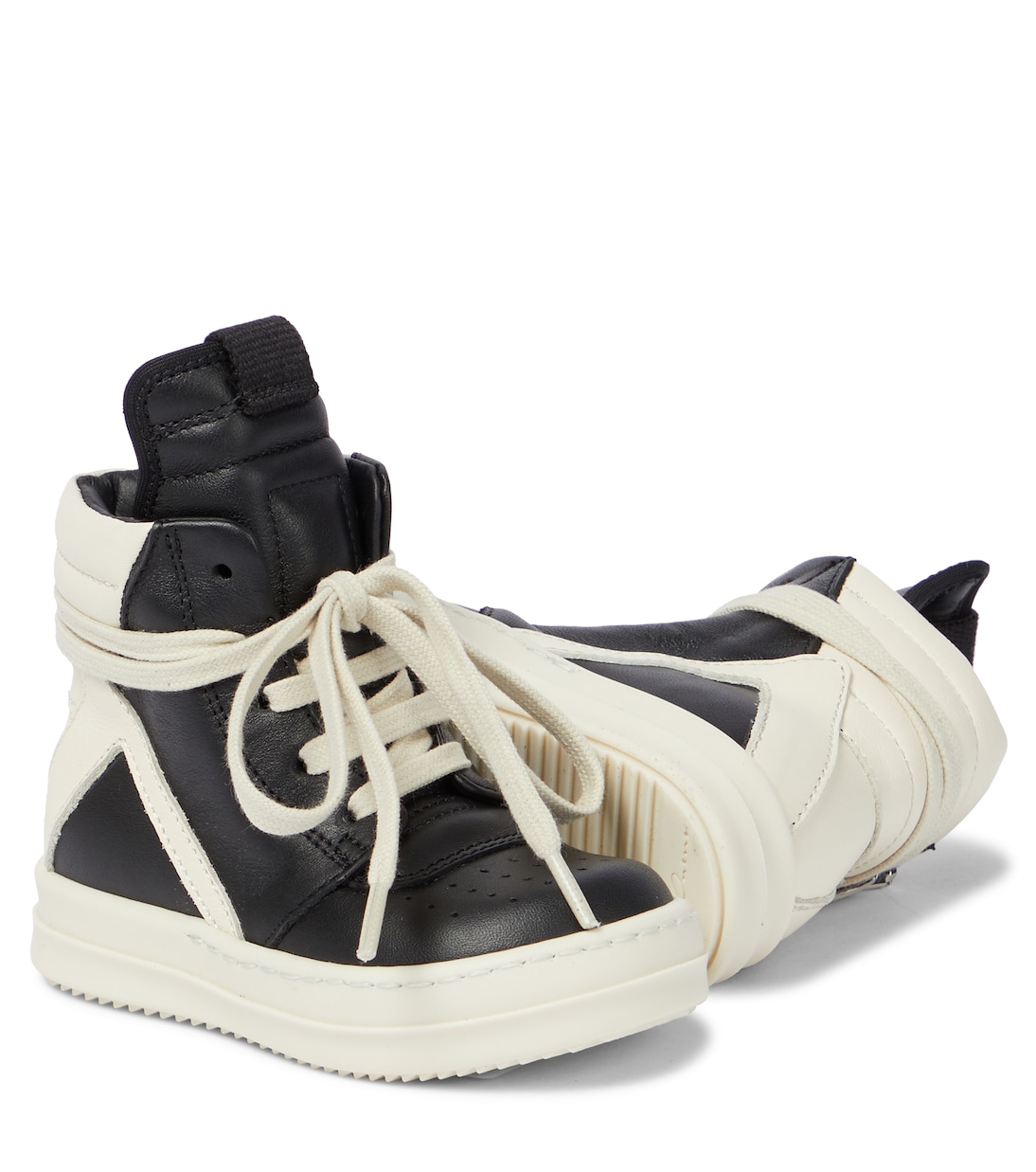 Baby Geo high-top sneakers in black - Rick Owens Kids | Mytheresa