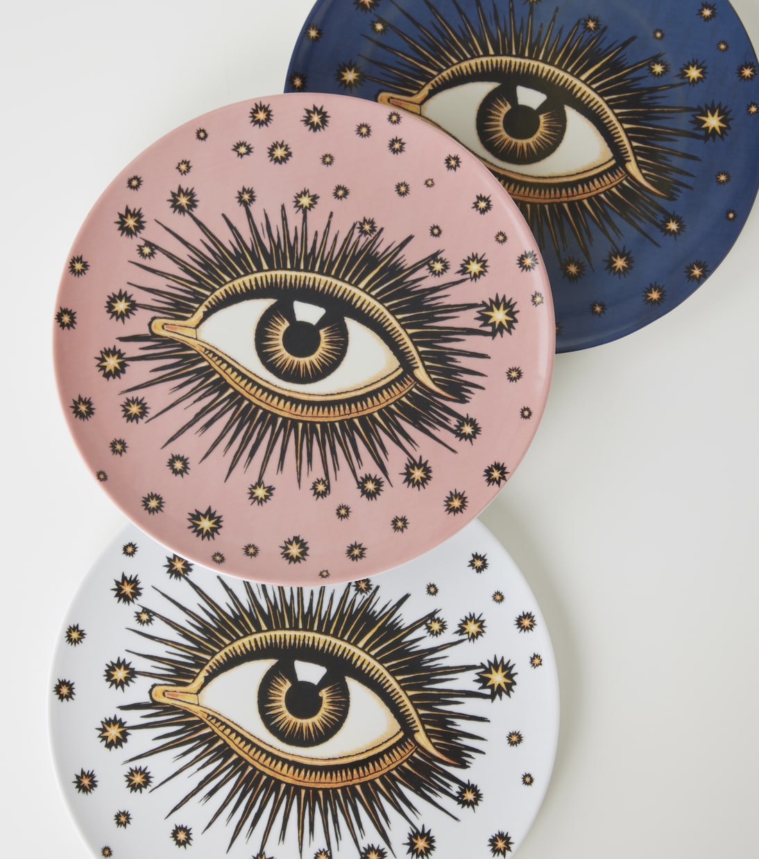 Eye porcelain dinner plate in white - Les Ottomans | Mytheresa