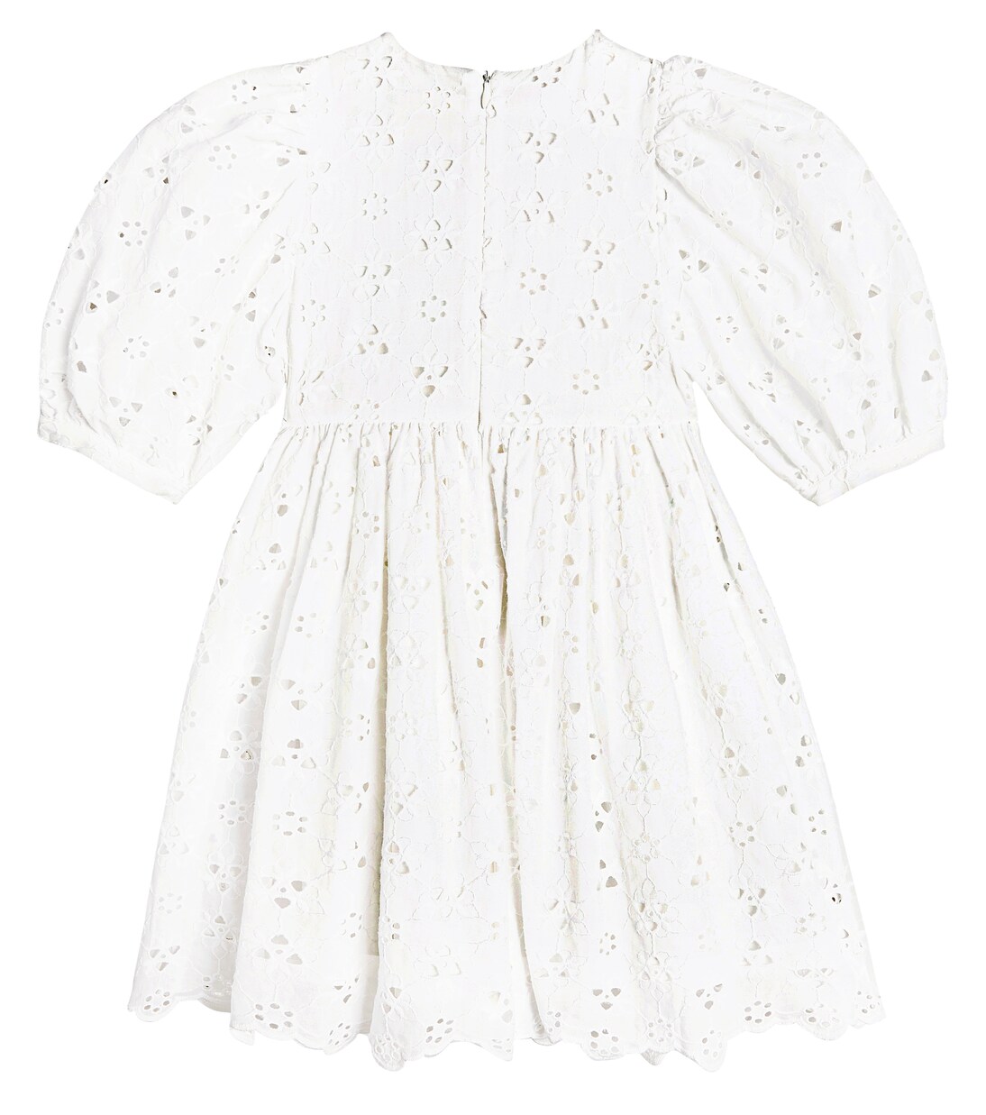 Abbott broderie anglaise cotton-blend dress in white - The New Society ...