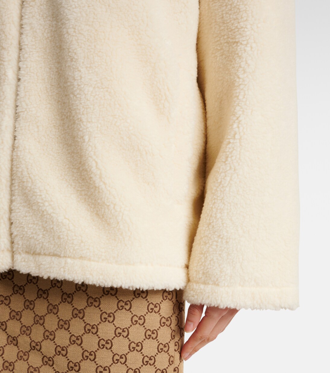 Wool jacket in white - Gucci | Mytheresa