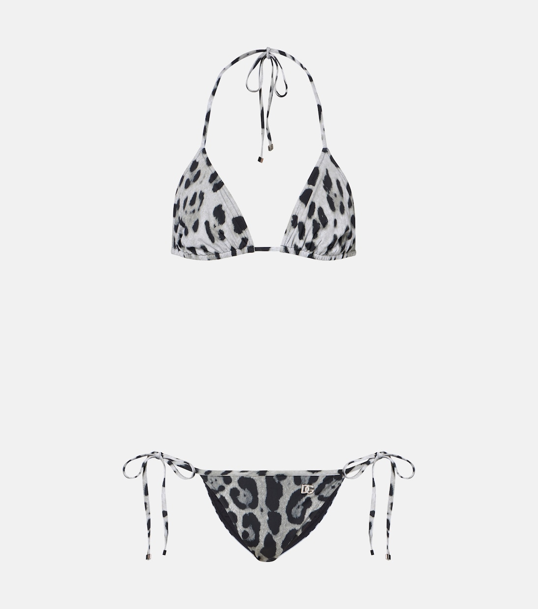 Leopard Print Bikini In Multicoloured Dolce Gabbana Mytheresa