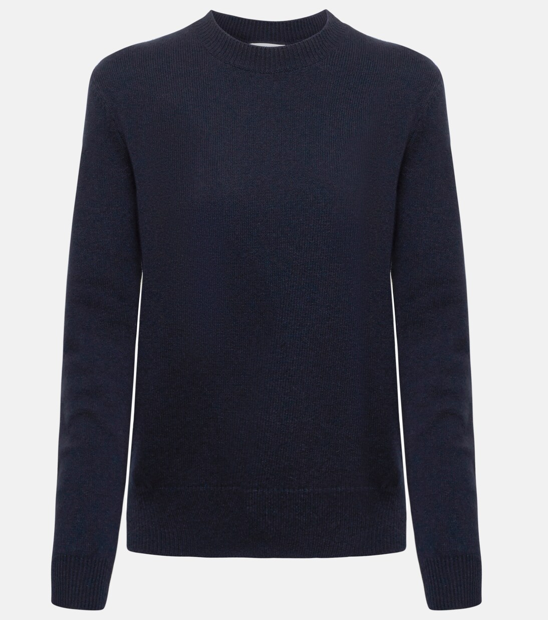 Cashmere and leather sweater in blue - Bottega Veneta | Mytheresa
