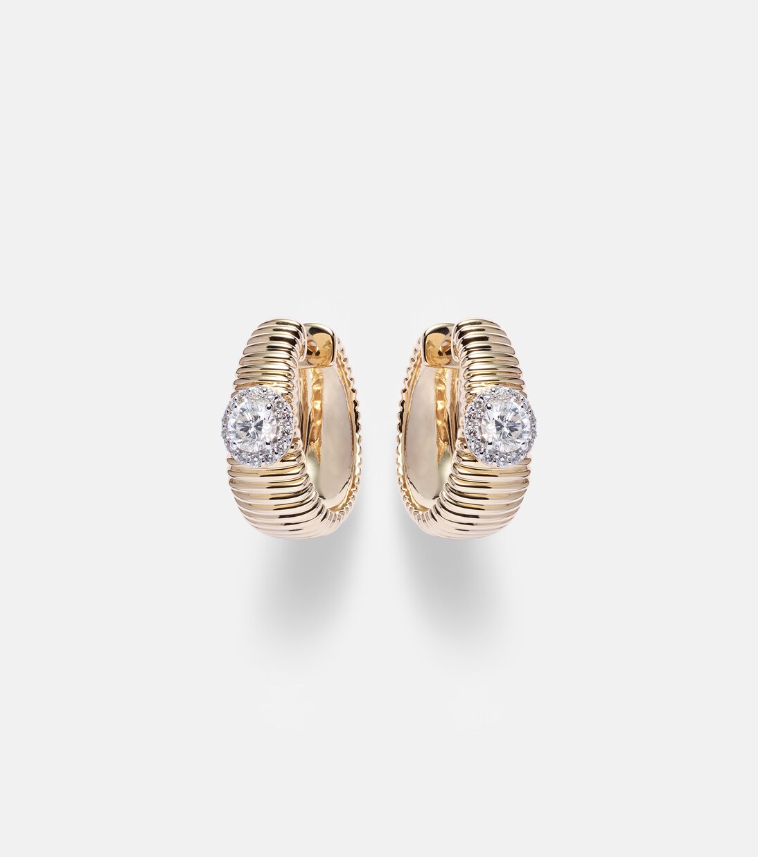 골드 Disco 14kt 골드 다이아몬드 허기 Stone And Strand Mytheresa