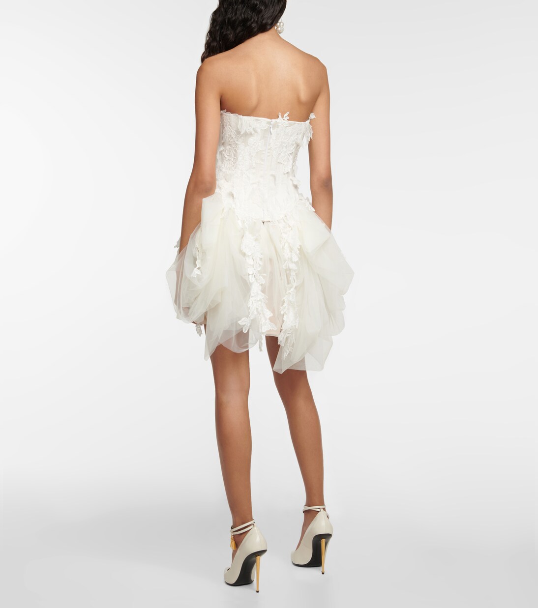 Bridal Liv dress in white - Danielle Frankel | Mytheresa