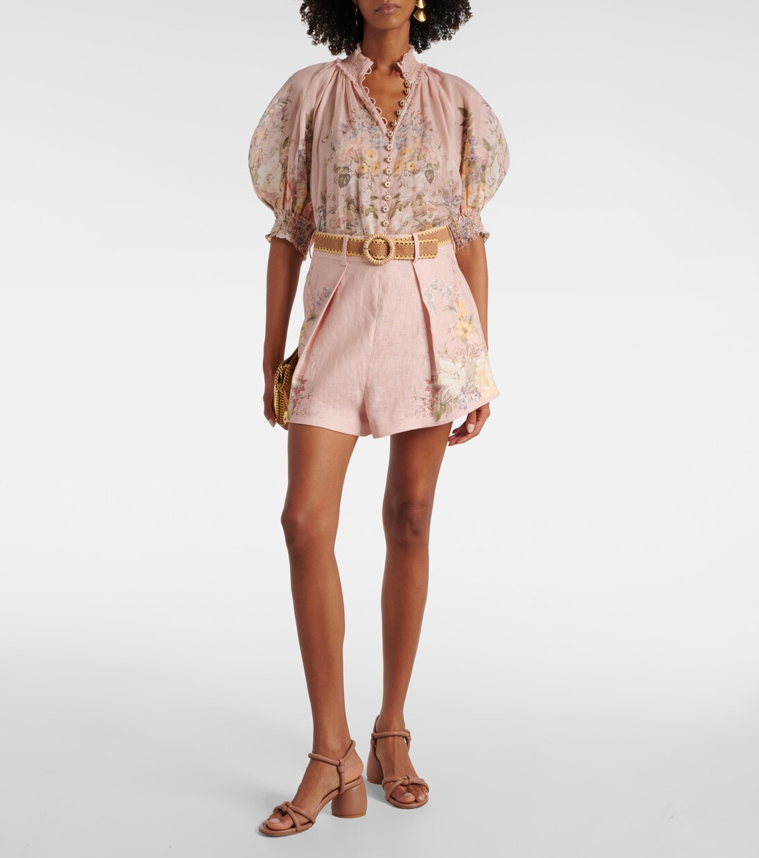 브라운 Cassis 60 레더 샌들 - Gianvito Rossi | Mytheresa