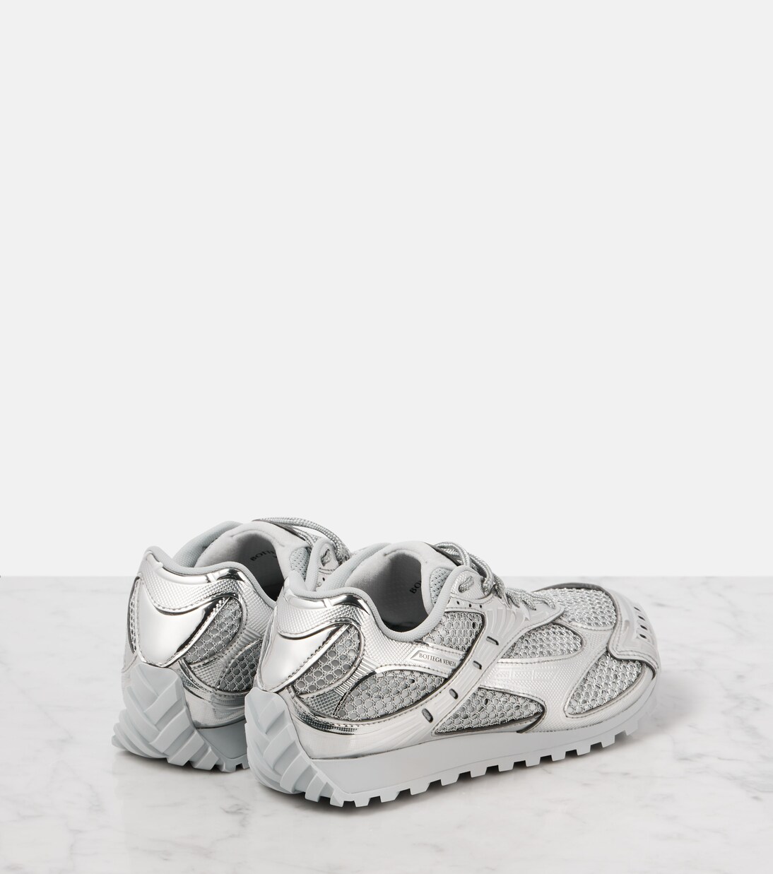 Orbit metallic sneakers in metallic - Bottega Veneta | Mytheresa