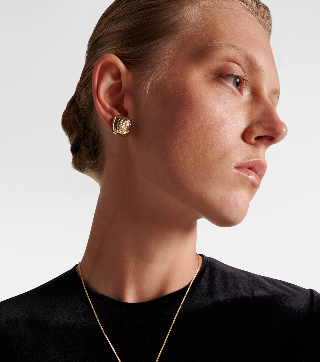 Bond 14kt gold oversized earrings in gold - Stone And Strand | Mytheresa