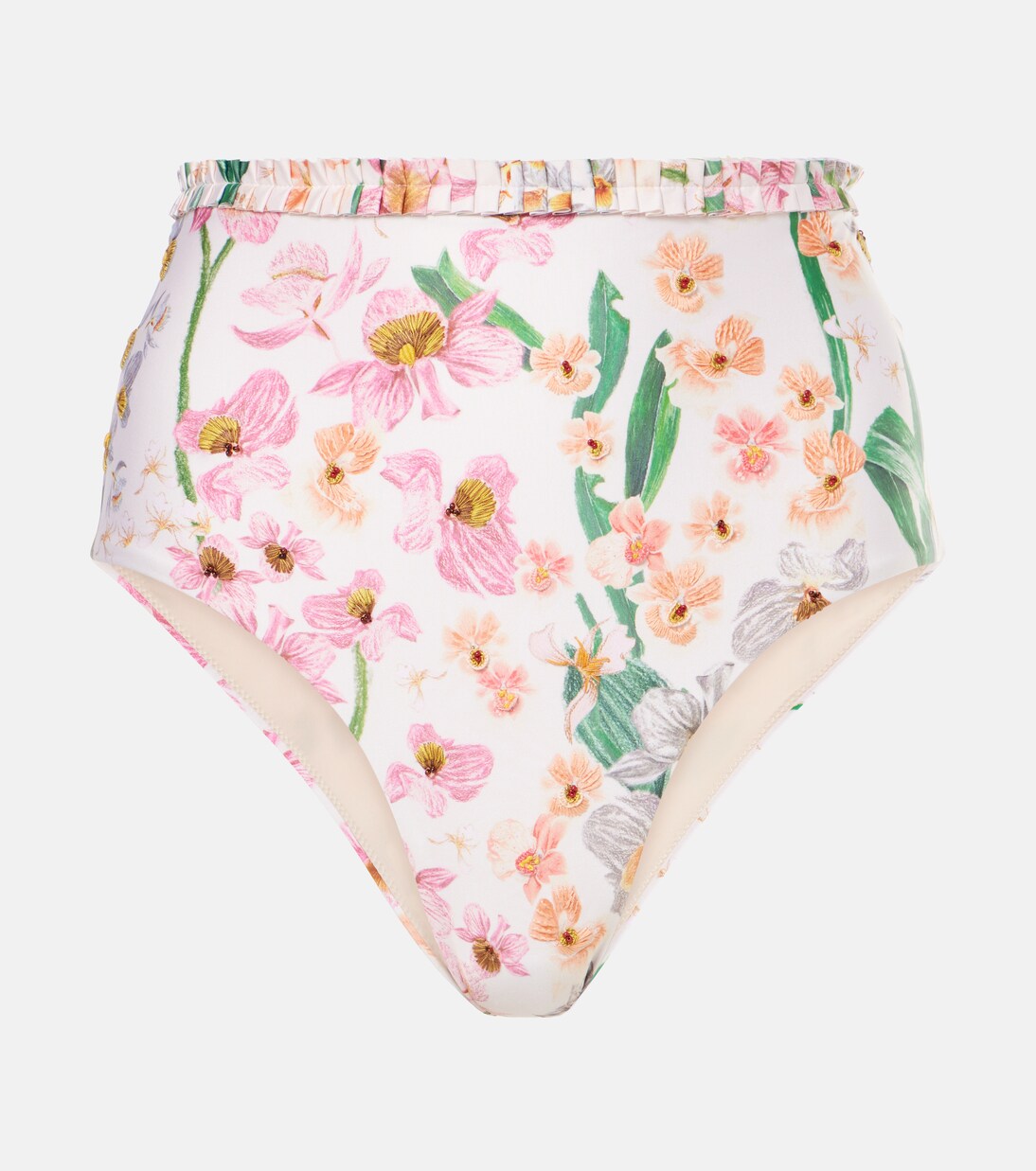 Nopal Jardinera high-rise bikini bottom in multicoloured - Agua By Agua ...