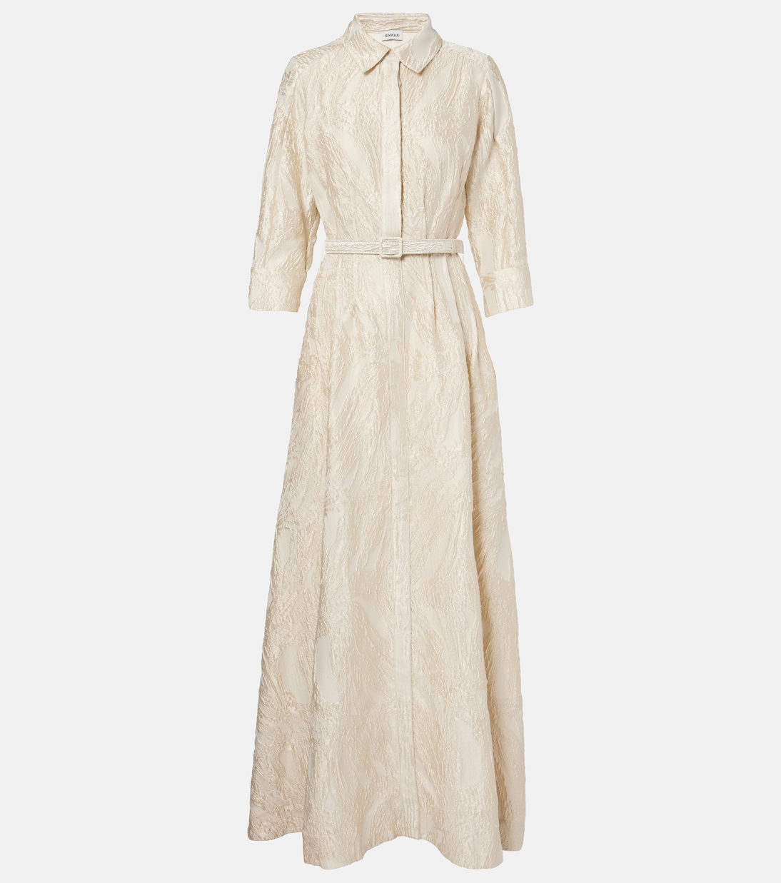 Robe Courtney aus Jacquard in Beige - Simkhai | Mytheresa