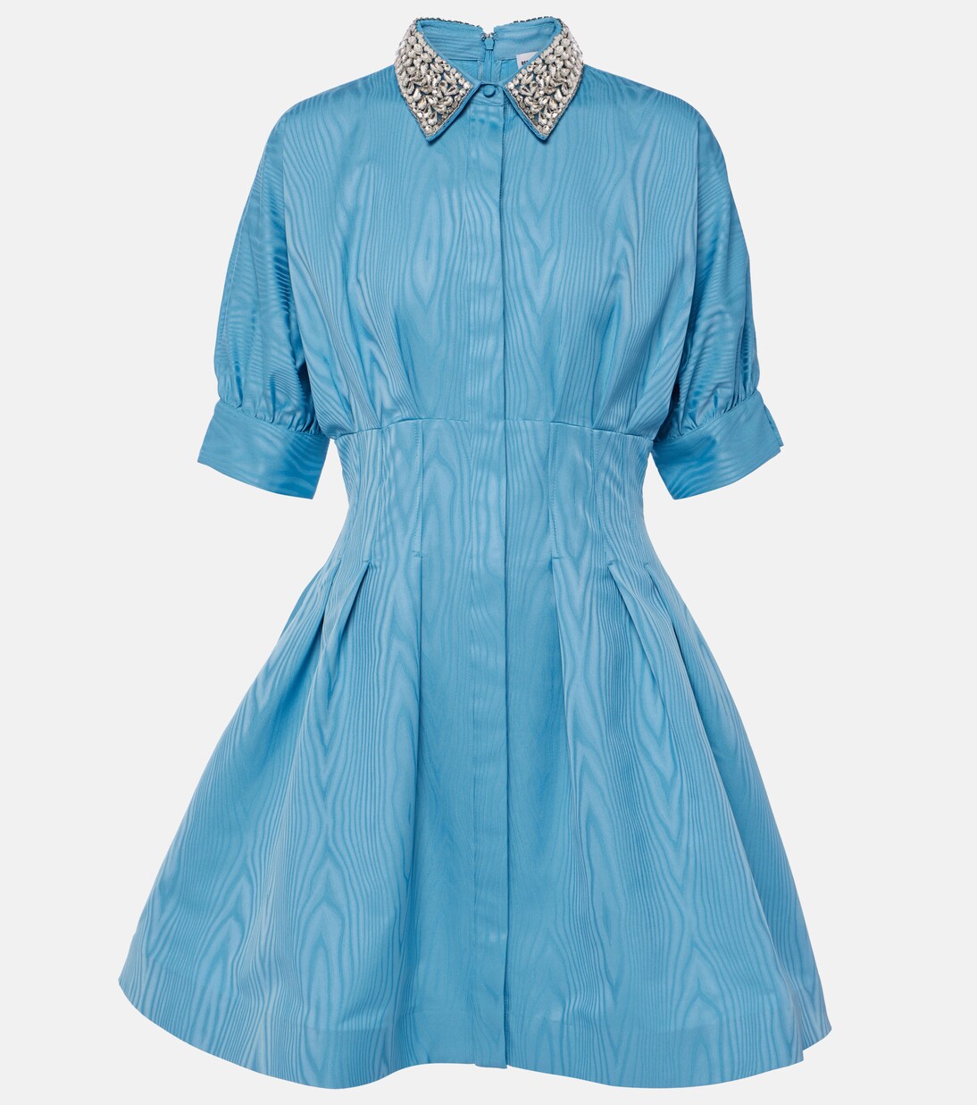 Cielo Embellished Corset Dress In Blue Rebecca Vallance Mytheresa