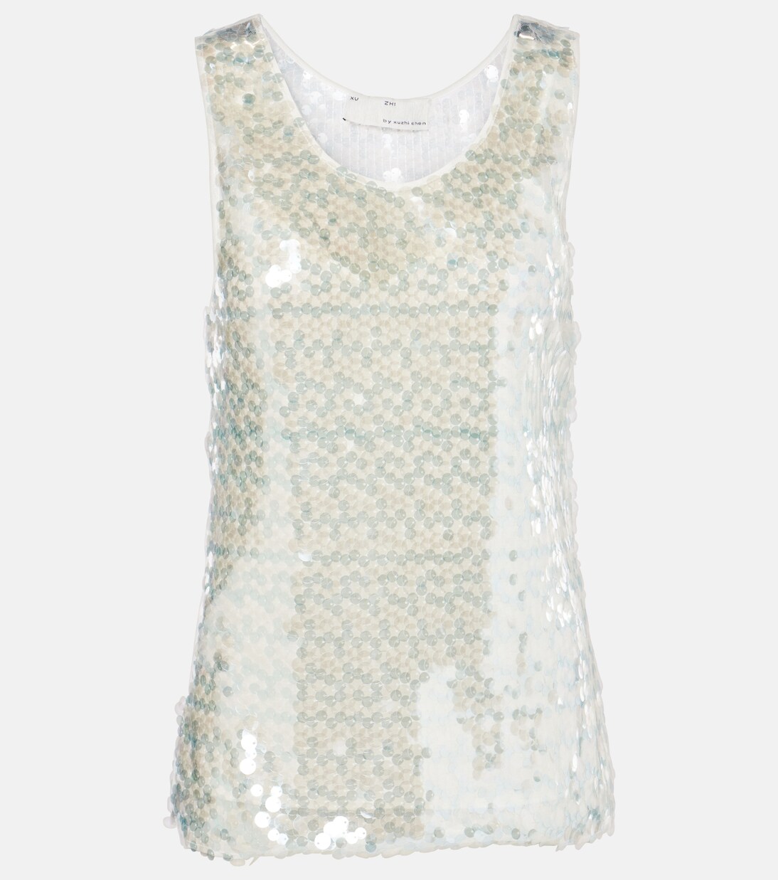 Beaded tank top in blue - Xu Zhi | Mytheresa