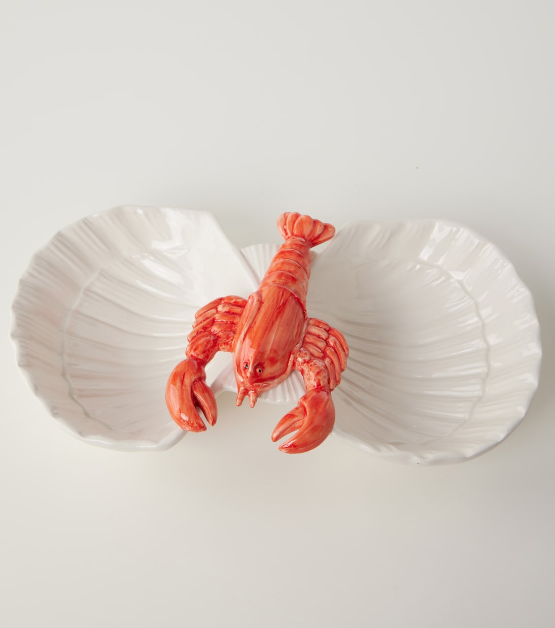 Lobster ceramic appetizer plate in multicoloured - Les Ottomans | Mytheresa