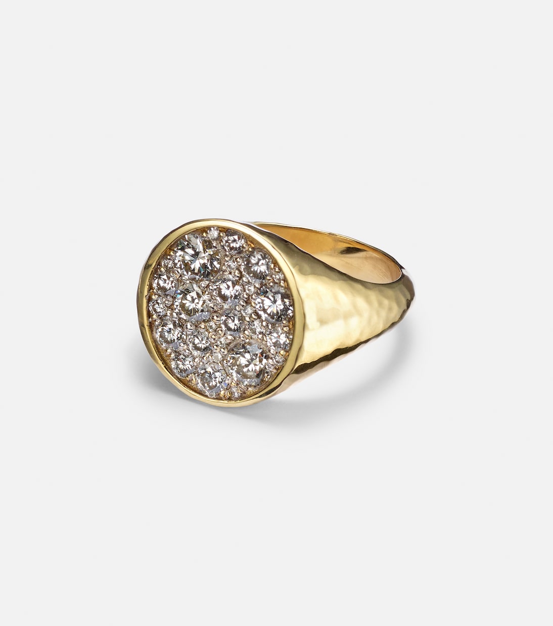 Octavia Signet 18kt gold ring with diamonds in gold - Octavia Elizabeth ...