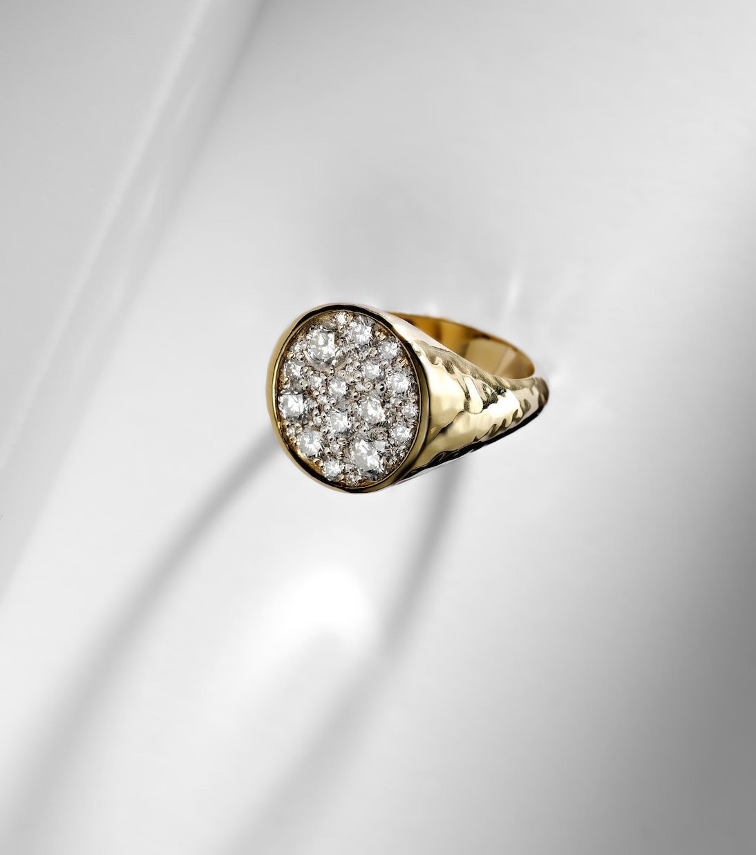 Octavia Signet 18kt gold ring with diamonds in gold - Octavia Elizabeth ...